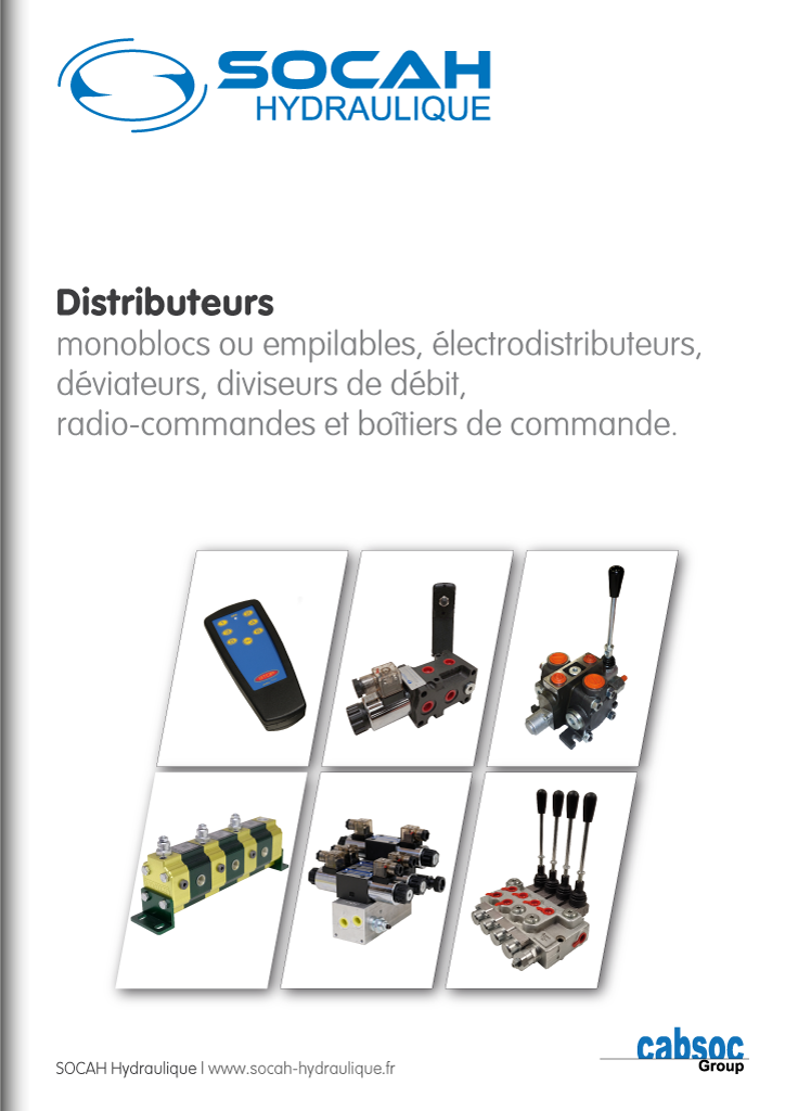 Socah Hydraulique - Documentation générale Distributeurs