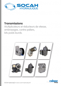 Socah Hydraulique - Documentation générale Transmissions